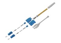 China SM MM Fiber Optic Patch Cords Duplex LC Uniboot Connector With Bar Upc Apc Cable Assemblies for sale