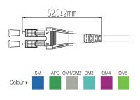 China LC Uniboot Fiber Optic Patch Cords for sale