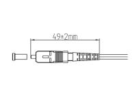 China FTTH SC/APC 3.0mm SX SM Fiber Optic Connector Flat Drop Cable Patch Cord for sale