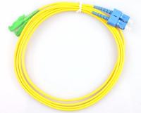 China LSZH Duplex 3.0mm LC SC Fiber Patch Cable Fiber Optical Jumper for sale