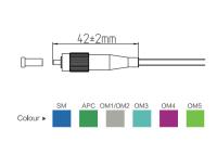 China Simplex and Duplex, G652D, G655, SM or MM Fiber optic patch cord SM MM pigtails jumper FC/APC for sale