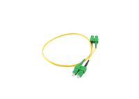 China LC APC To SC APC G.657A2 Duplex Fiber Optic Patch Cords for sale