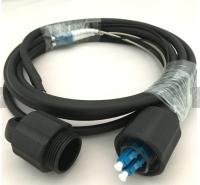 China Outdoor Harsh Environment FTTA Solutions ZTE-PDLC Waterpoof Connector Optical Fiber Cable Assemblies for sale