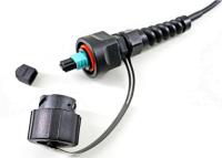 China Armored ODVA MPO/MTP To MPO/MTP  Waterproof Connector Fiber Optic Cable Assemblies for sale