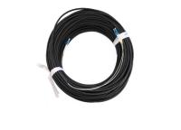China CPRI LC/UPC-LC/UPC connectors with Black LSZH 4.8mm, Duplex, G.657A2, 70 meters fiber optic patch cords for sale
