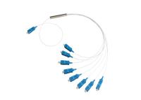 China ROHS SC UPC 0.9mm 1x8 Fiber Splitter for sale