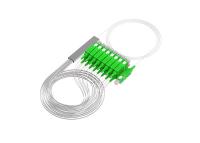 China Steel Tube 1*16 0.9mm 1.5M PON Fiber Optic Splitter for sale