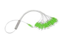 China Steel Tube 1*16 0.9mm 1.5M PON Fiber Optic Splitter for sale