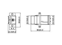 China Fiber Optic Adapter SC SX Metal Avoid Laser Adapter With Flange for sale