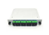 China 1x8 SC APC Simplex SM MM Cassette PLC Splitter for sale