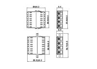China Zirconia ceramic Sleeve LC Duplex Fiber Optic Adapter for sale