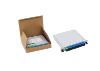 China 100mm 1650nm LGX PON Fiber Optic Splitter 1x8 for sale