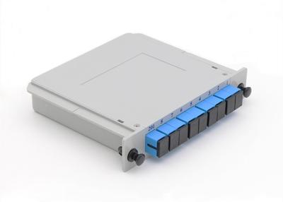 China 100mm 1650nm LGX PON Fiber Optic Splitter 1x8 for sale
