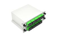 China Optical Distribution Network (ODN) 1260 to 1625 nm All Wavelength Even Split Ratio LGX G.657A2 1/2x16 PLC Splitter for sale