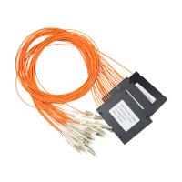 China LC APC/UPC MM OM2 1.5M ABS Box PLC Splitter for sale