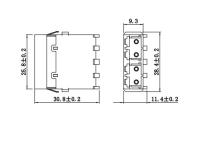 China UPC/APC QUAD Avoid Laser LC Fiber Optic Adapter for sale
