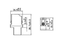 China Low Insertion Loss PVC Simplex ODF LC UP Adapter for sale