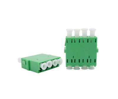 China LC APC/UPC Quad No Skylight Fiber Optic Adapter for sale