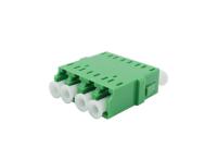 China LC APC/UPC Quad No Skylight Fiber Optic Adapter for sale