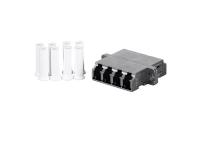 China High Return Loss ROHS LC Quad Fiber Optic Adapter for sale