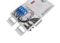 China 15mm Output 250*200*72mm 12 Port Fiber Termination Box for sale