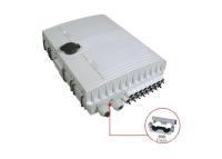 China 1x16 LGX 218mm Fiber Optic Termination Box outdoor wall mounted FTTH NAP Box for sale