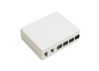 China FTTB 4 Port Fiber Termination Outlet Box for sale