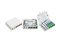 China FTTB 4 Port Fiber Termination Outlet Box for sale