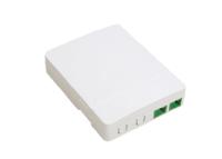 China 105*82*22mm 2 Core Yogel Indoor Fiber Optic Termination Box Fiber Optic Terminal Box for sale