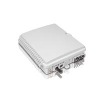 China IP65 8 cores Wall Pole Mounting indoor Fiber optic distribution box 225*220*65mm for sale