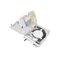 China IP65 8 cores Wall Pole Mounting indoor Fiber optic distribution box 225*220*65mm for sale
