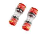 China Reducer Micro duct Connectors with Locking Clips for sale