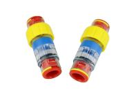China Gas Block Micro duct Connectors with Locking Clips for sale