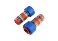 China Gas Block Micro duct Connectors with Locking Clips for sale