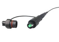 China Outdoor FTTA Water-proof Mini-SC/APC Reinforced Cable Assemblies for Harsh Environment Interconnect for sale