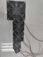 China 7 Blade DC Brushless Cooling Fan 12V Plastic Construction 64dB for sale