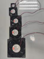 China OEM Waterproof Cooling Fan IP65 IP68 Plastic Construction 7 Blade for sale