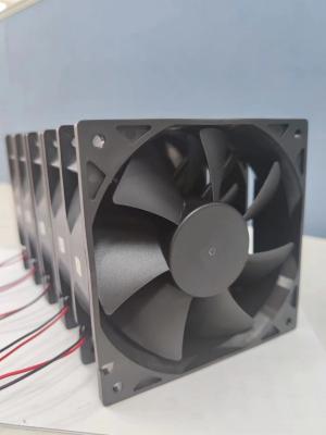 China PBT Material 3400-6800RPM Server Cabinet Cooling Fans Black for sale