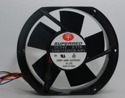 China DC24V PBT Vehicle Cooling Fan , 23dB Noise Level 0.77A Automotive Cooling Fan for sale