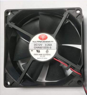 China Black 80x80x25 12V DC fan DC CPU Fan Plastic PBT 94V0 With Signal Output for sale