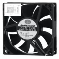 China Plastic PBT 94V0 Server Cooling Fan With Sleeve Bearing for sale
