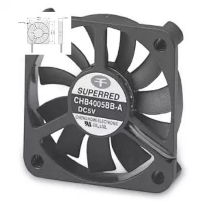 China 40x40x7 5V DC Cooling Fan 150g Black Color Signal Output Optional for sale