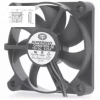 China Black 12V DC Brushless Fan 60x60x16mm Ball Bearing/Sleeve Bearing for sale