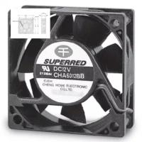 China 60x60x23mm DC Cooling Fan 1700-3600 RPM For Electrical Fireplace / Oven / Wall Cooler for sale