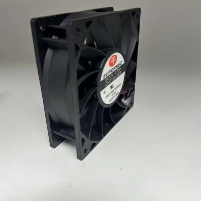China Customized 120 X 120 X 38mm DC Cooling Fan Black Plastic PBT 94V0 Frame for sale