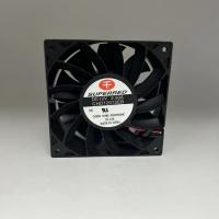 China Customized Size DC CPU Fan 3 Pin Connector Black Plastic DC Cooling Fan for sale