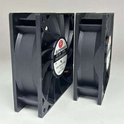 China 94V0 Plastic PBT DC CPU Fan Black Color With Ball Bearing / Sleeve Bearing for sale