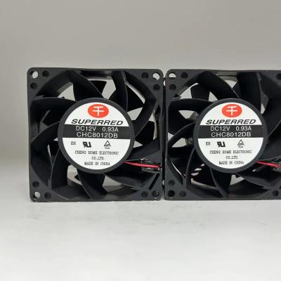 China Customized DC Cooling Fan 45 CFM Plastic PBT 80 X 80 X 25mm CPU Fan for sale