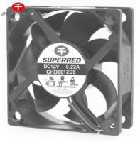 China Black DC 12V Cooling Fan 60x60x20 For Disinfecting Cabinet / Warmer / Microwave for sale