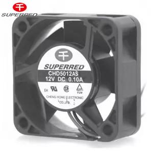 China 50x50x20 DC Cooling Fan Black Color For Electrical Fireplace / Oven / Wall Cooler for sale